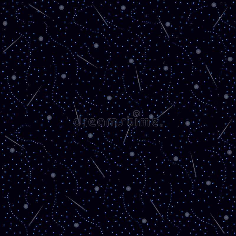 Space stock vector. Illustration of comet, pattern, space - 62464392