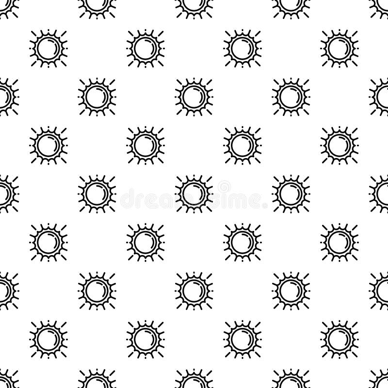 Space sun pattern seamless stock vector. Illustration of heat - 129683300