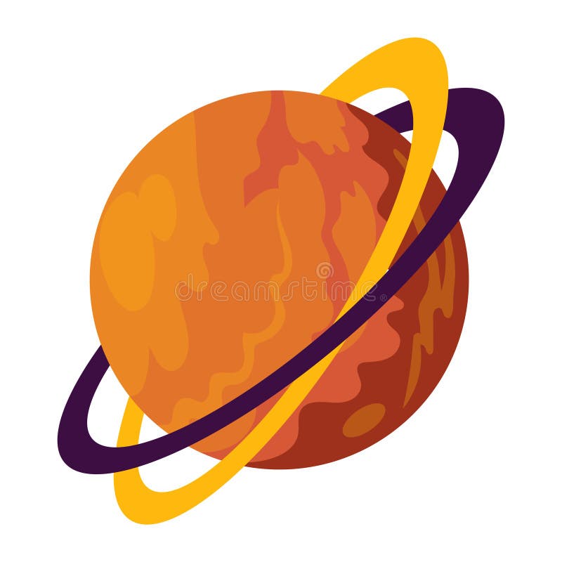 Space System Solar Planet Icon Isolated Stock Vector - Illustration of ...