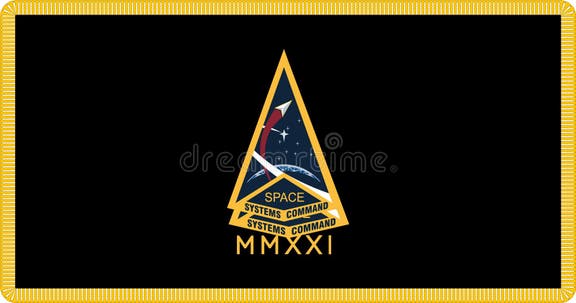 Space Systems Command Flag Vector Illustration Premium Quality Stock ...