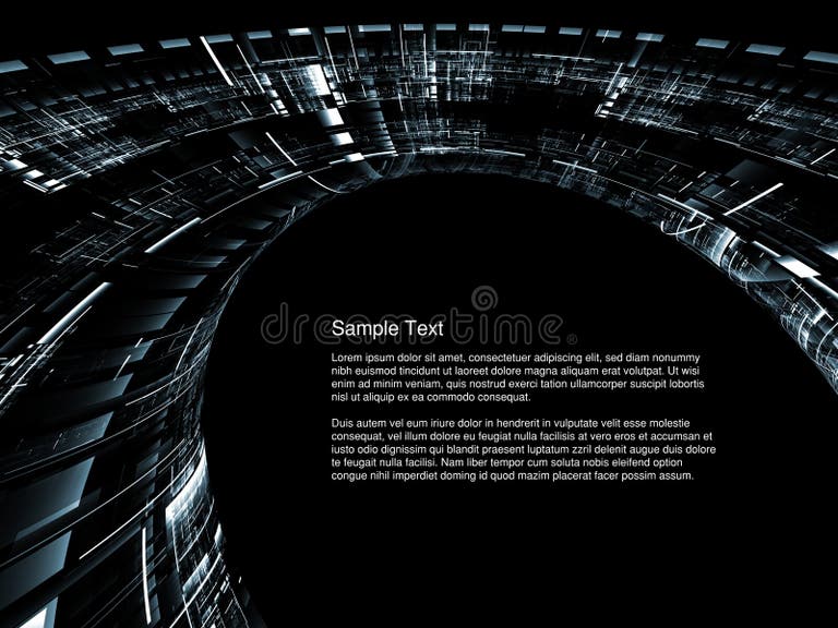 Space Technologies Abstract Stock Image - Image of cyberspace, black ...