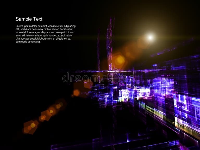 Space Technologies Abstract Stock Photo - Image of black, blue: 18337054