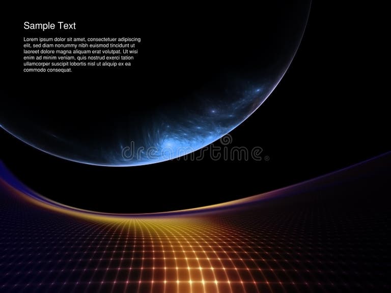 Space Technologies Abstract Stock Illustration - Illustration of ...