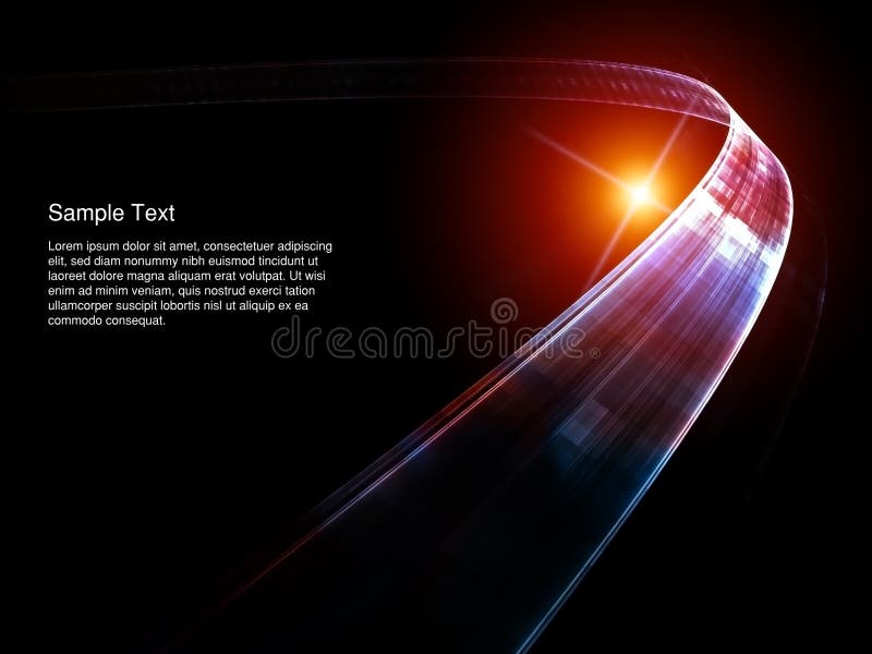 Space Technologies Abstract Stock Illustration - Illustration of golden ...