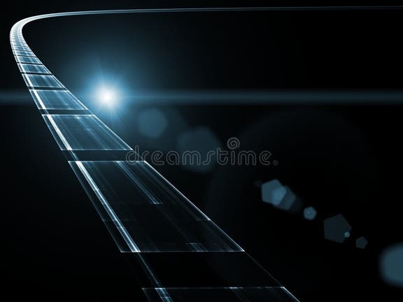 Space Technologies Abstract Stock Illustration - Illustration of ...