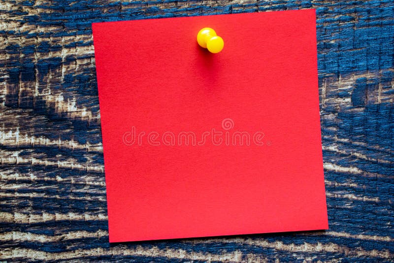Space for Text, Blank Note on a Notice Board. Autumn Background with ...