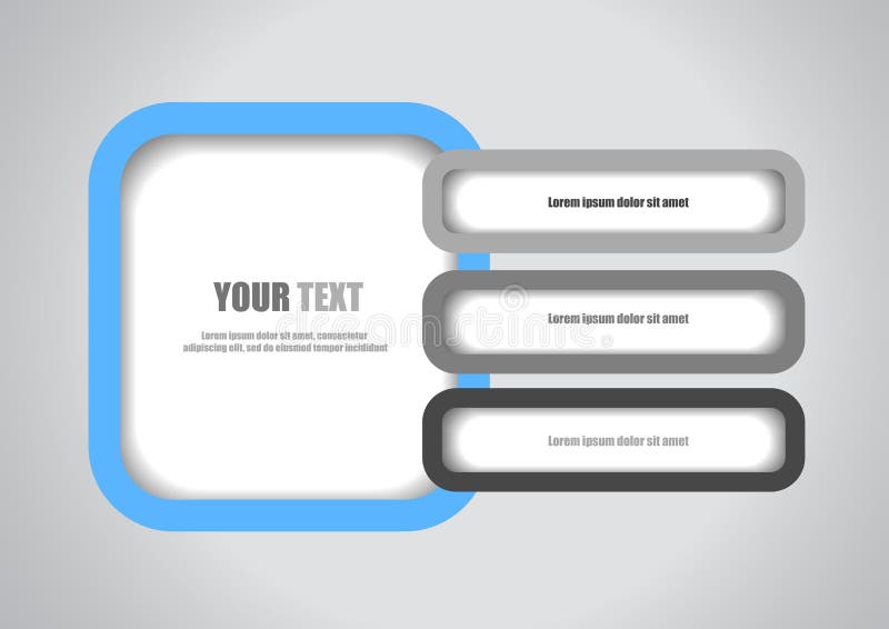 Space for Text in Square Abstract Background Stock Vector ...