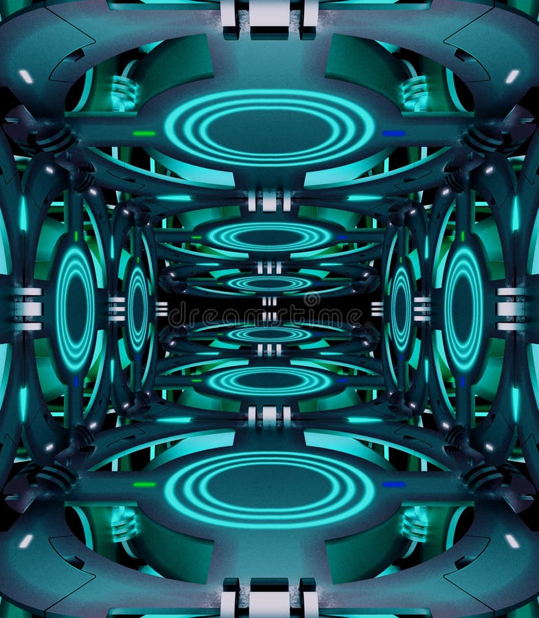 Space Theme Abstract Background. Creative Design. 3D Illustration ...