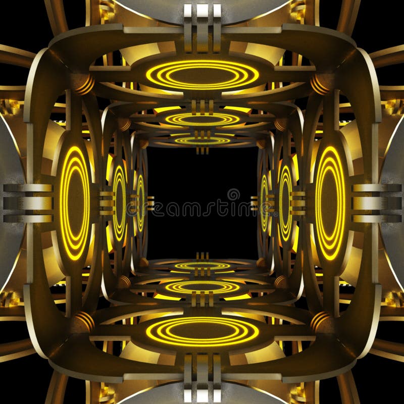 Space Theme Abstract Background. Creative Design. 3D Illustration ...