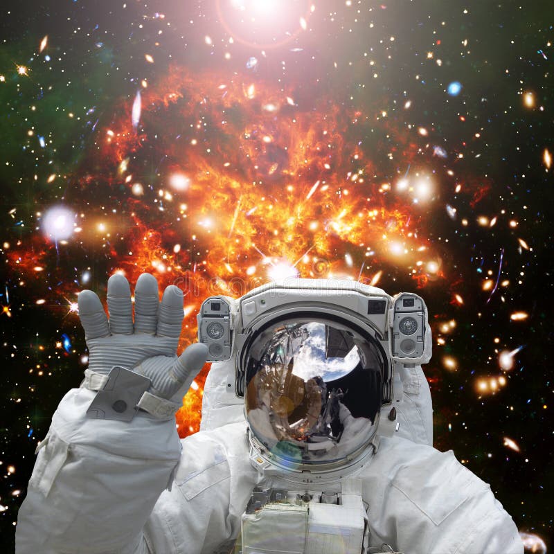 Astronaut In Space With Weed