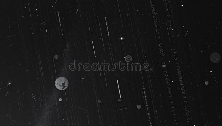 Space-themed Digital Artwork Featuring a Starry Night Sky with ...