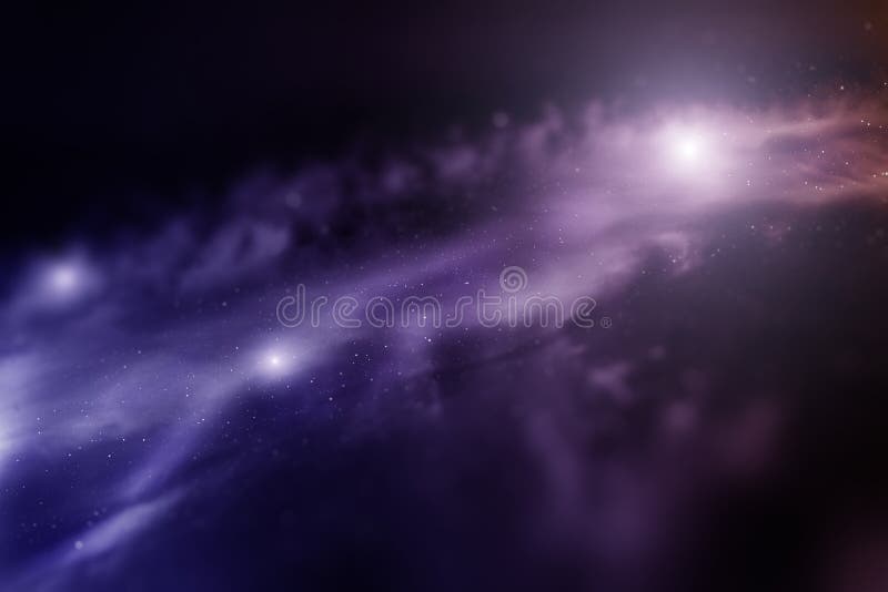 Space with Tilt-shift Miniature Effect. Stock Illustration ...