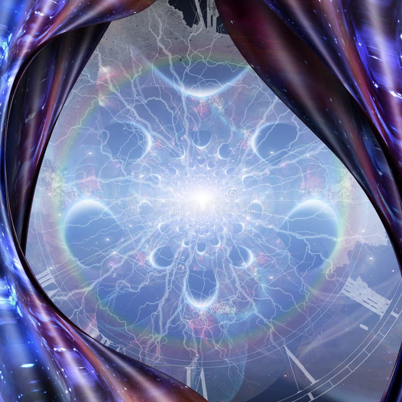 Space and Time stock illustration. Illustration of amazing - 145701118