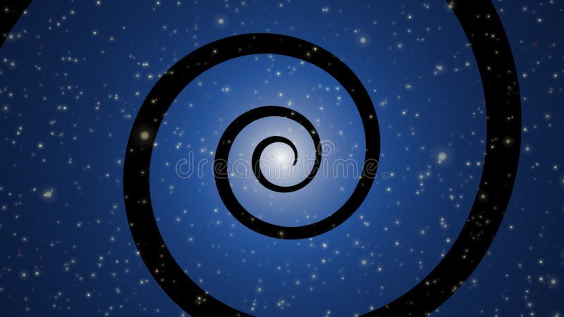 Stars Spiral Loop Blue stock video. Video of flow, flight - 104355733