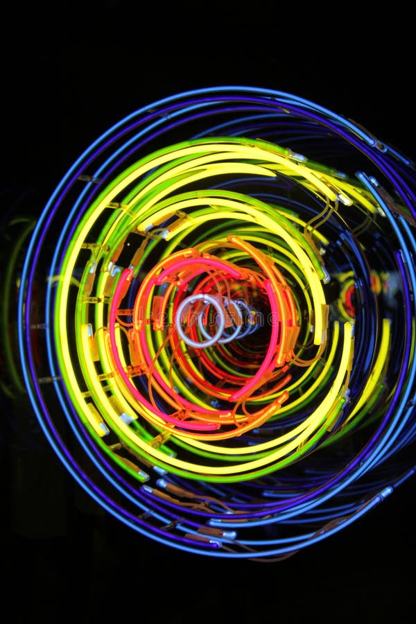 Space and Time, Neon, Xenon, Argon Lights Stock Photo - Image of spiral ...