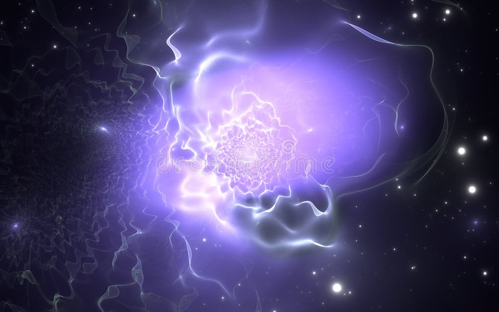 Space-time Rift, Space Time Continuum Stock Illustration - Illustration ...