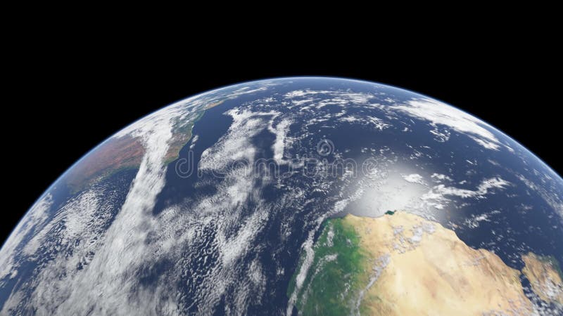 From Space To the Ground on Earth. 4k Stock Footage - Video of ...