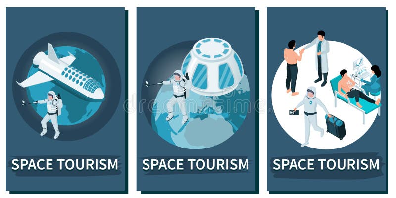 Space Tourism Future Travel Infographic Vector Illustration with ...