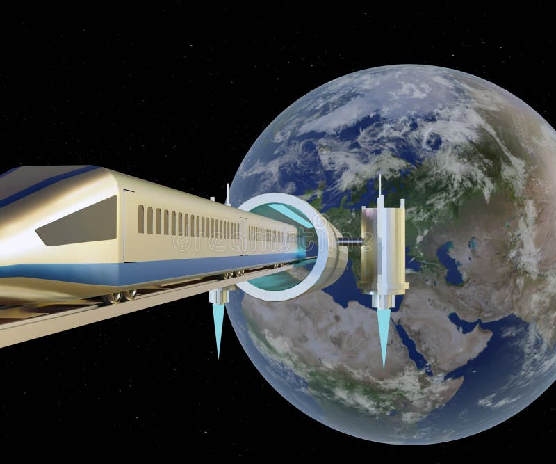 Space Train, Interplanetary Transportation with Railway Connected ...