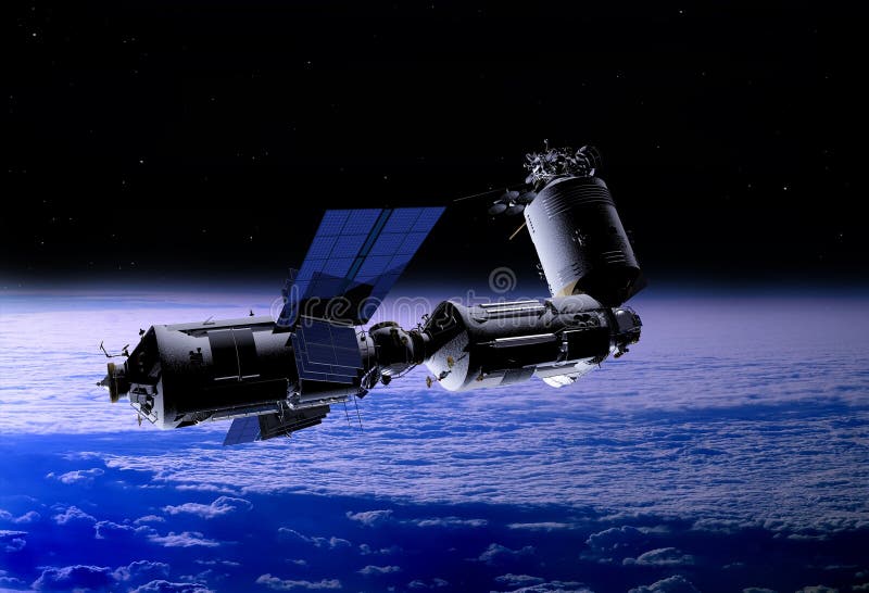 Space transport stock illustration. Illustration of transport - 17026806