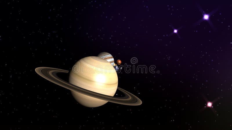 Sun and Planets of the Solar System Animation, Solar System 2D ...