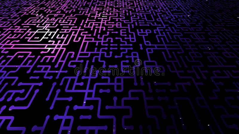 Space Universe Cosmos Technology PCB Abstract Background Stock ...