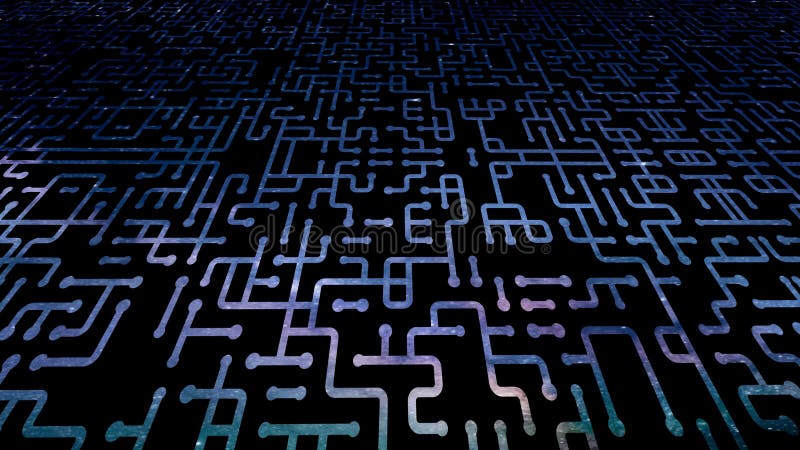 Space Universe Cosmos Technology PCB Abstract Background Stock ...