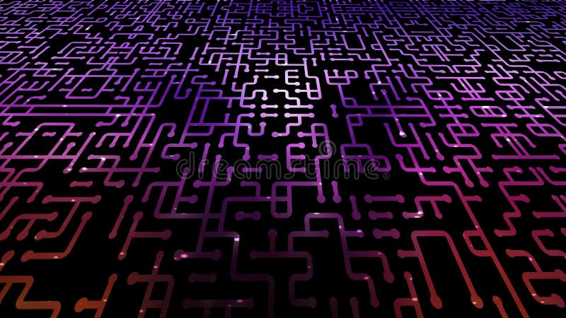 Space Universe Cosmos Technology PCB Abstract Background Stock ...