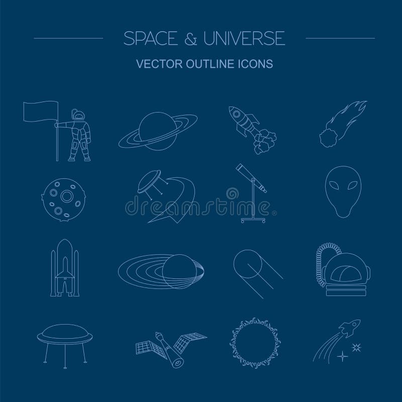 Space, Universe Graphic Design. Infographic Template Stock Vector ...
