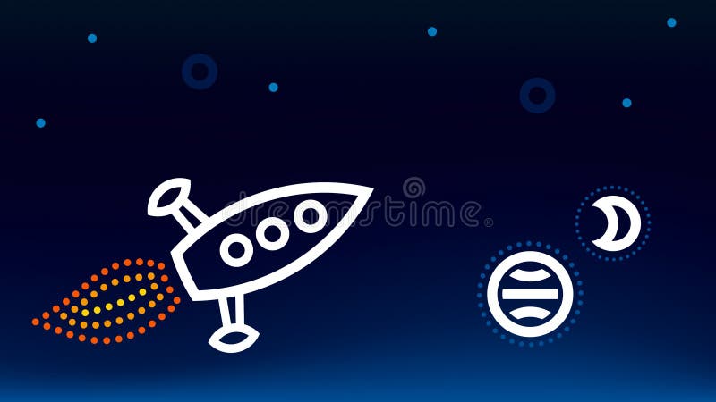 Space (vector) stock vector. Illustration of exploration - 3342981