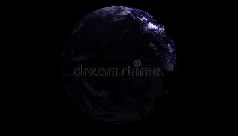 Space View on Moon, Rotating 360 Degrees. Stock Video - Video of ...