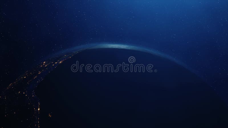 Animation of a Solar System - Planets Fly Around the Sun in Orbits ...