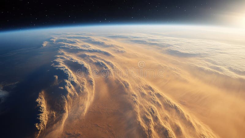 Space View of a Vast Dust Storm Sweeping Across the Sahara, Stunning ...