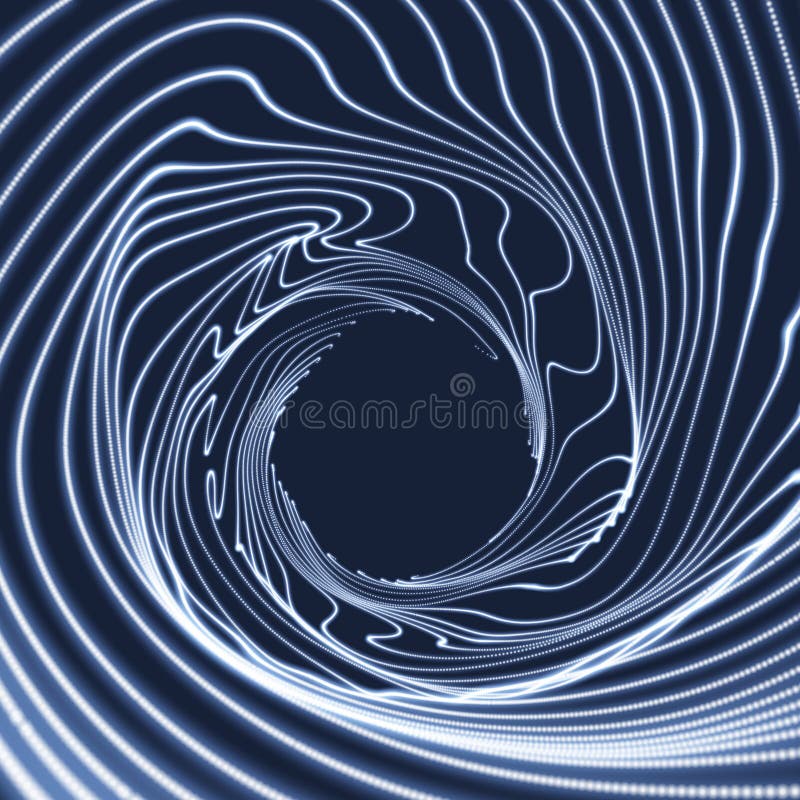 Space Vortex. Black Hole Made from Flying Particles. Abstract ...
