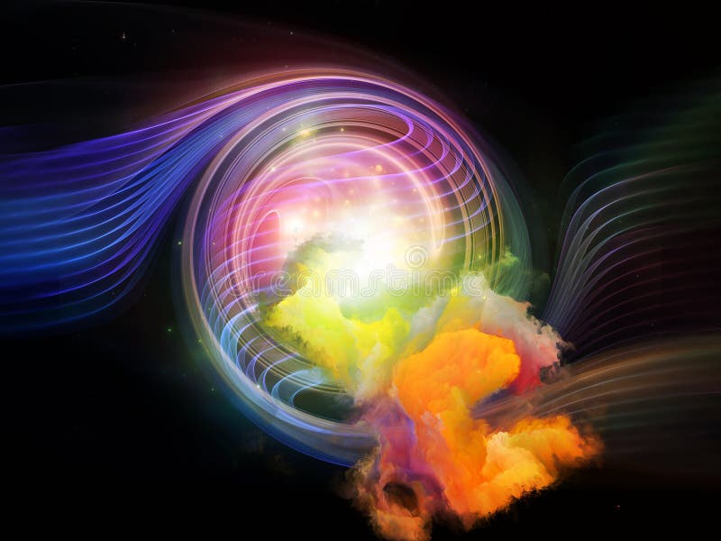 Space Vortex stock illustration. Illustration of nanotechnology - 39539188