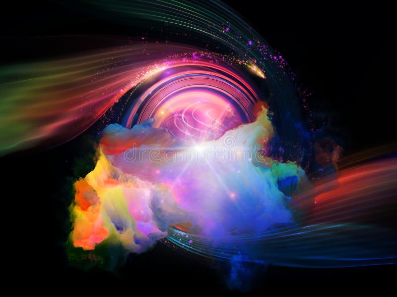 Space Vortex stock illustration. Illustration of atom - 39539211