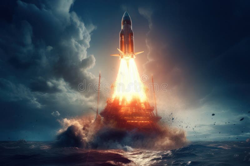 Space Wallpaper Rocket Launch Explosion with Fire Exploding ...