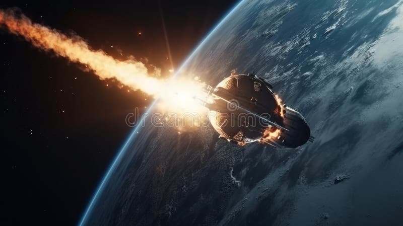 Space Wallpaper Rocket Launch Explosion with Fire Exploding ...