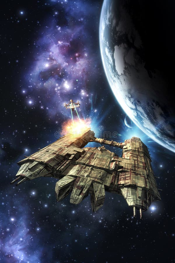 Space war stock illustration. Illustration of military - 66774640