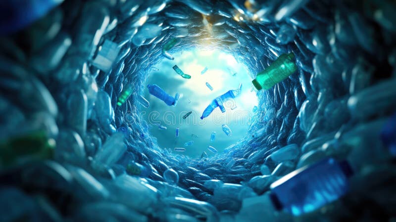 Space Waste Management Using Cutting-Edge Technology. Stock ...