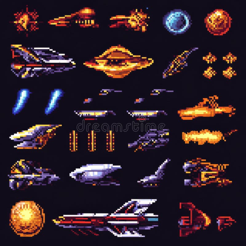 The Space in Which Pixel Art Assets are Stored, 16 Bits, 8 Bits, Retro ...