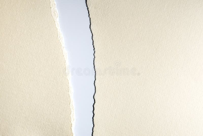 The Space between White Paper Stock Image - Image of texture, ripped ...
