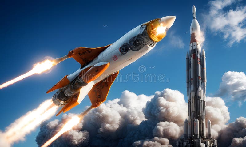 Dual Spacecraft Launch Stock Photos - Free & Royalty-Free Stock Photos ...
