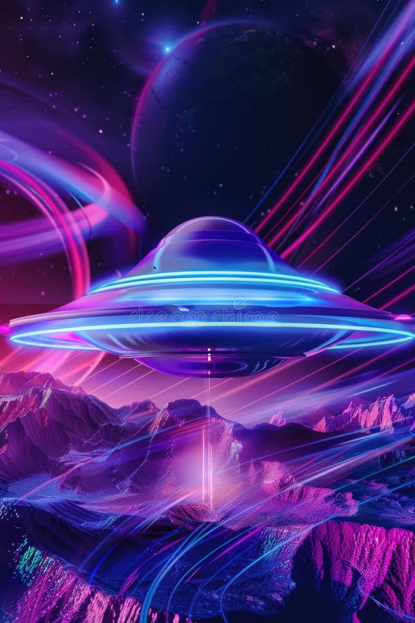 Mystical Alien Abduction stock image. Image of alien - 359852433