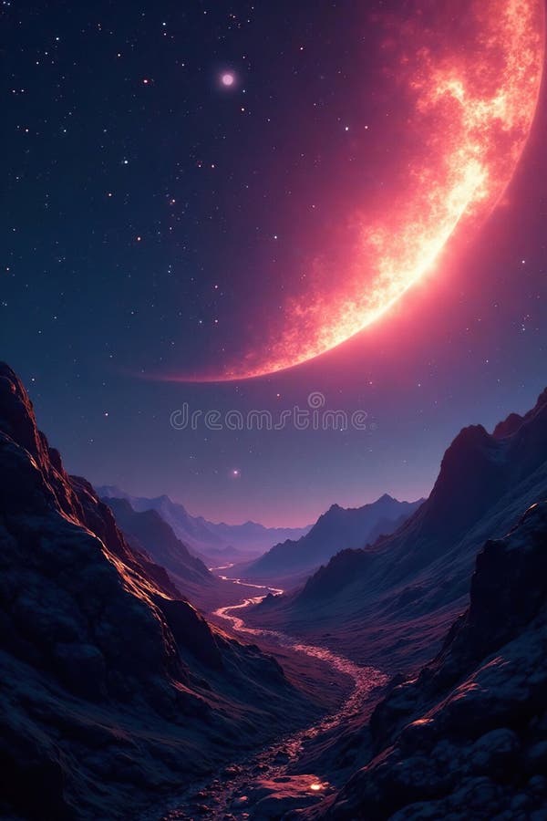 Spacecraft Exploring Vast Galaxy Scene with Starlight Spacecraft Stock ...