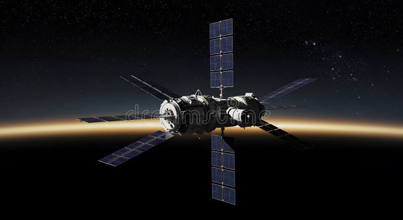 Spacecraft Orbiting Earth: a Stunning View of Technology in Space ...