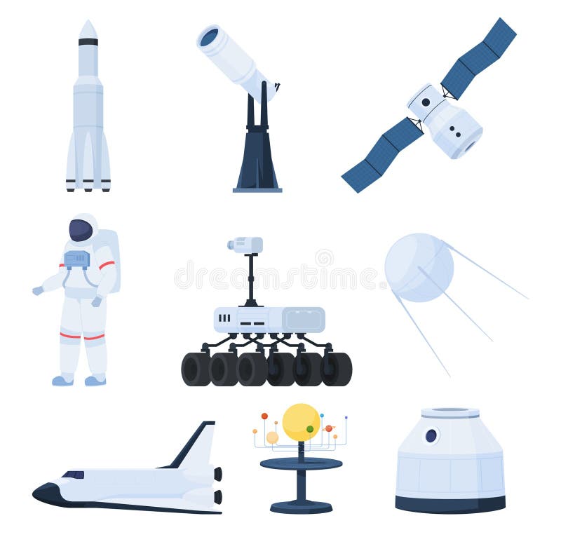 Spacecraft for Space Exploration. Scientific Trips To Outer Space ...