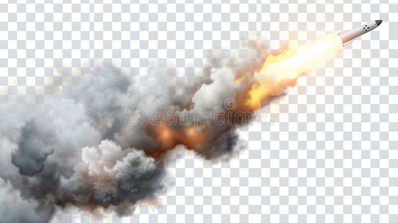 Spacecraft Track Flare Isolated Modern Effect. 3d Realistic Spaceship ...