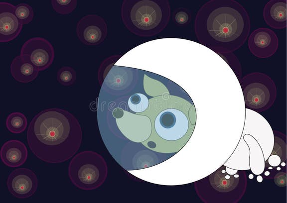 Spaceman stock illustration. Illustration of black, happy - 10678137