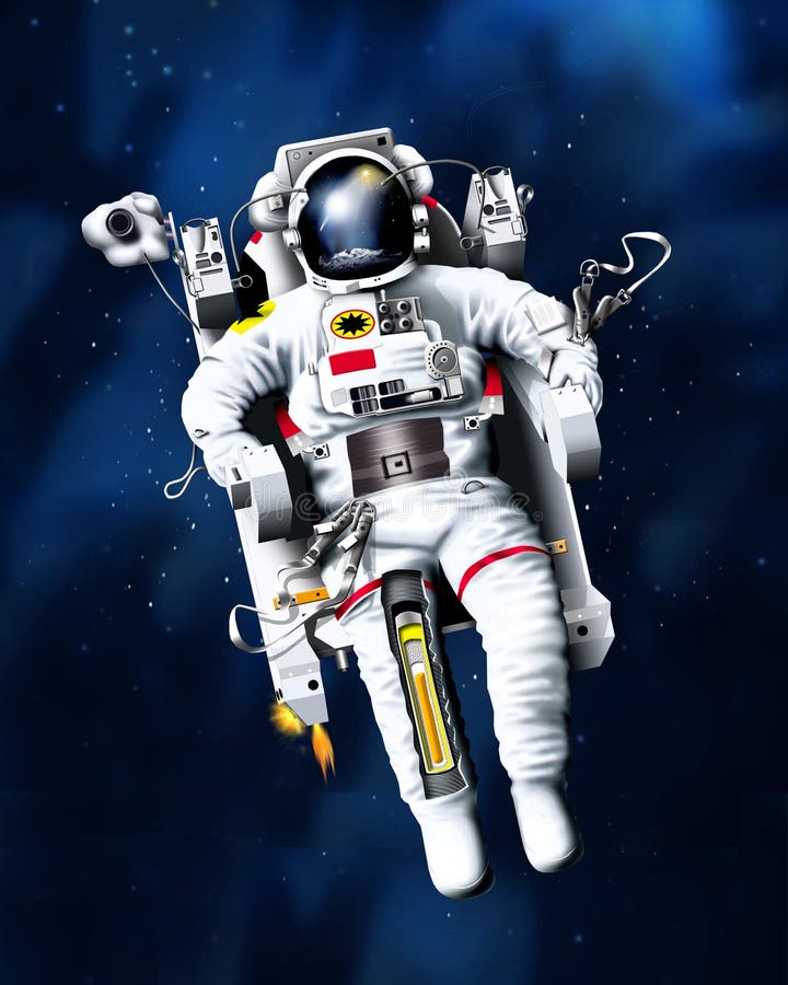 Spaceman stock illustration. Illustration of shape, test - 3519194